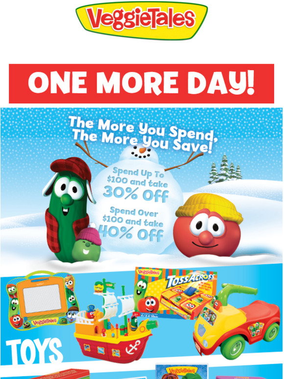VeggieTales Store Email Newsletters: Shop Sales, Discounts, and Coupon ...