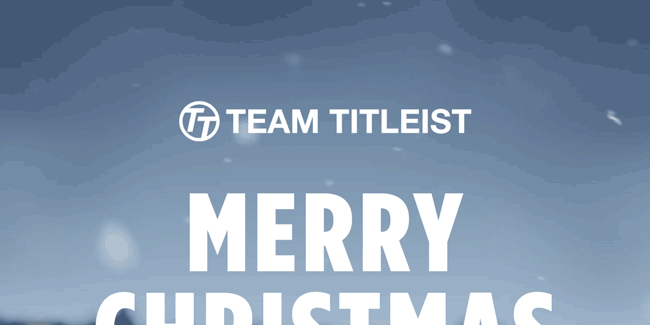 Titleist: Merry Christmas Team Titleist 🎄 | Milled