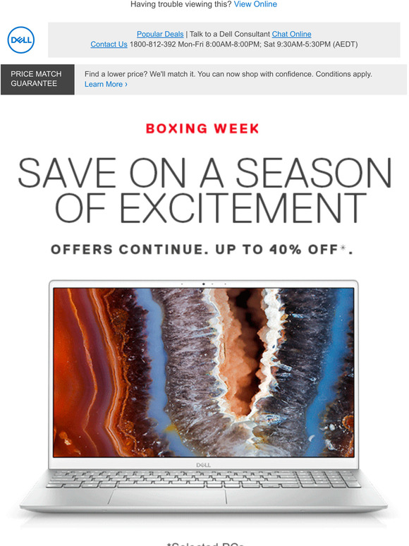 Dell: Boxing Week | Extraordinary savings on your favourite tech. | Milled