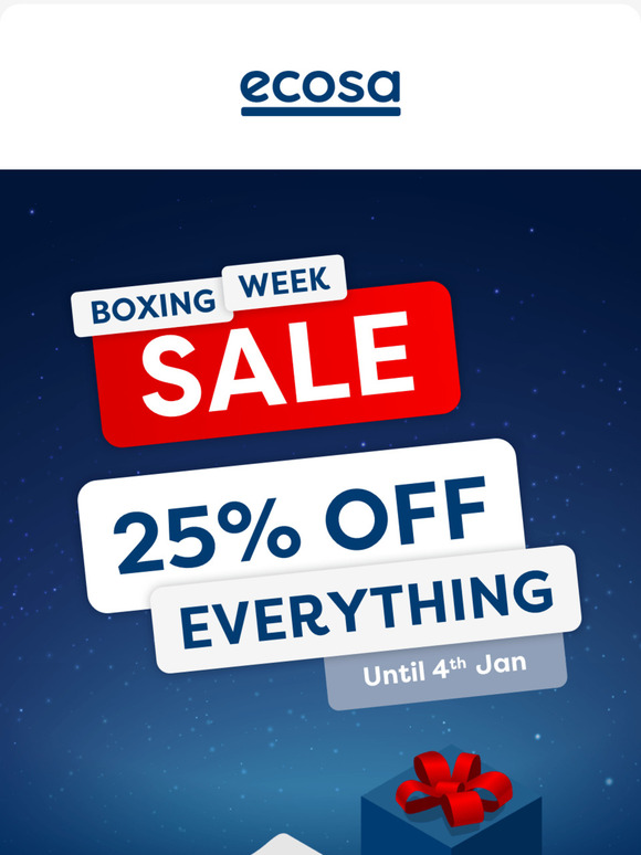 Ecosa: The Ecosa Boxing Week Sale is NOW ON! | Milled