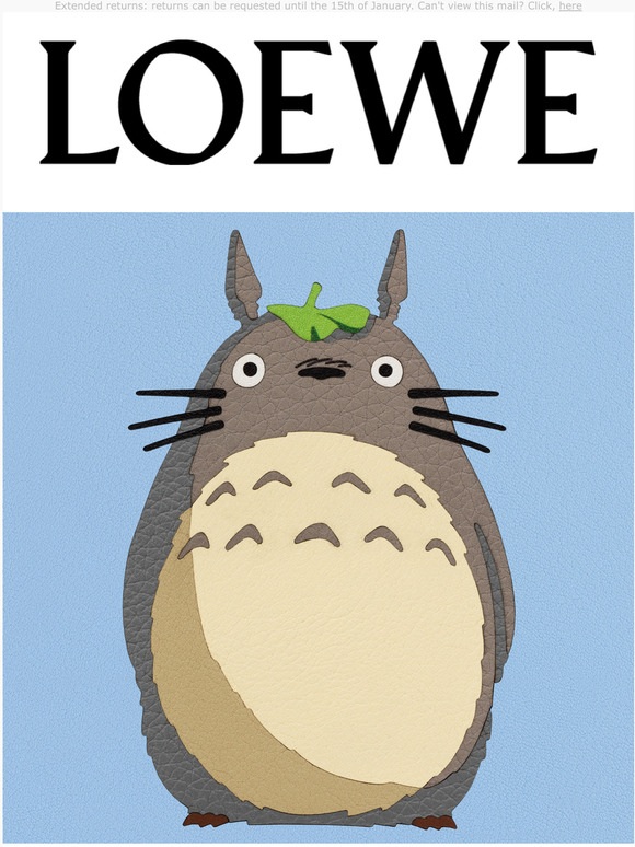 Loewe: LOEWE x My Neighbor Totoro | Preview the collection | Milled