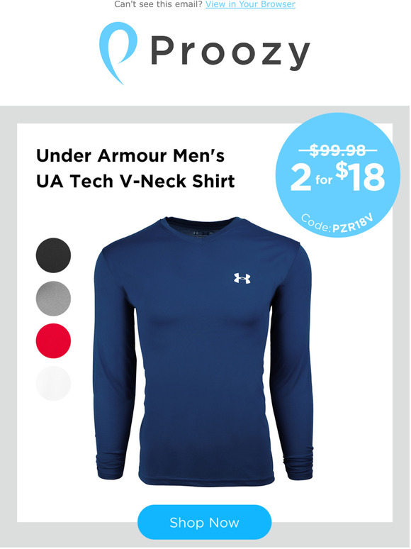 Proozy: UA Long Sleeve 2 for $18 | Your Proozy Exclusive | Milled
