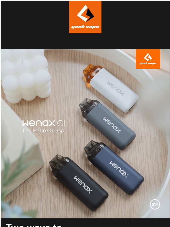 Geekvape: wenax C1🚀🚀 | Milled