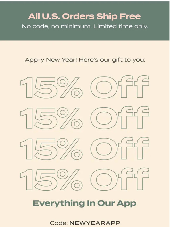 Lulus: Start 2021 With 15% Off In-App + Free Shipping! | Milled