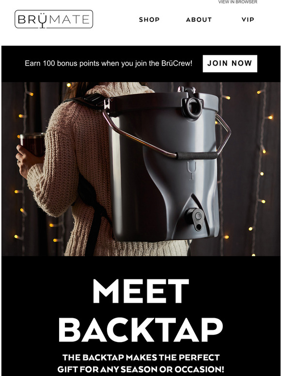 BruMate: Have You Met The BackTap Cooler? | Milled