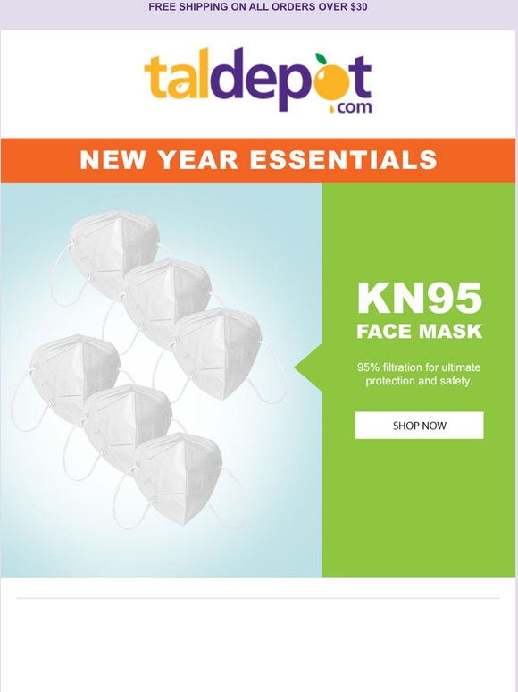 Tal Depot: Face Mask & PURELL | Start The New Year Right | Milled