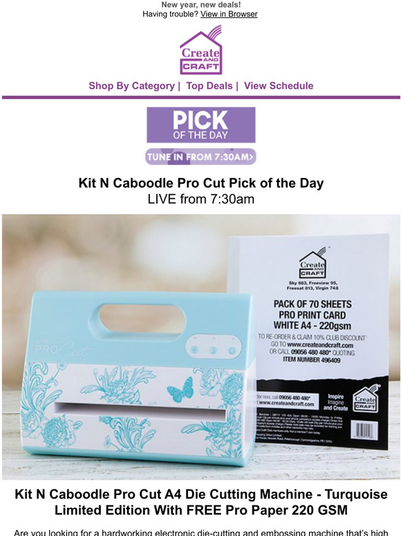 Create and Craft: Limited Edition Kit N Caboodle Pick of the Day | Milled