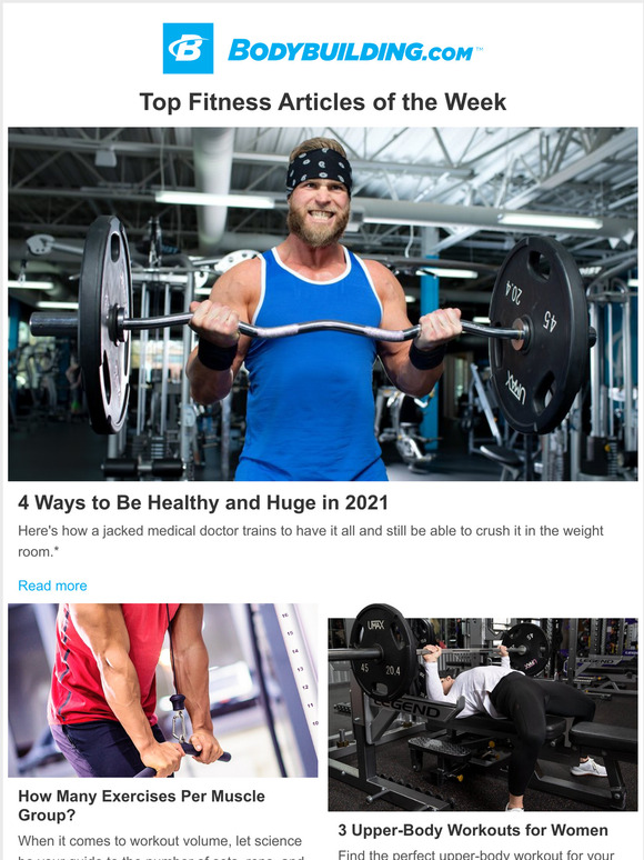 Bodybuilding: 4 Ways to Be Healthy and Huge in 2021 | How Many ...