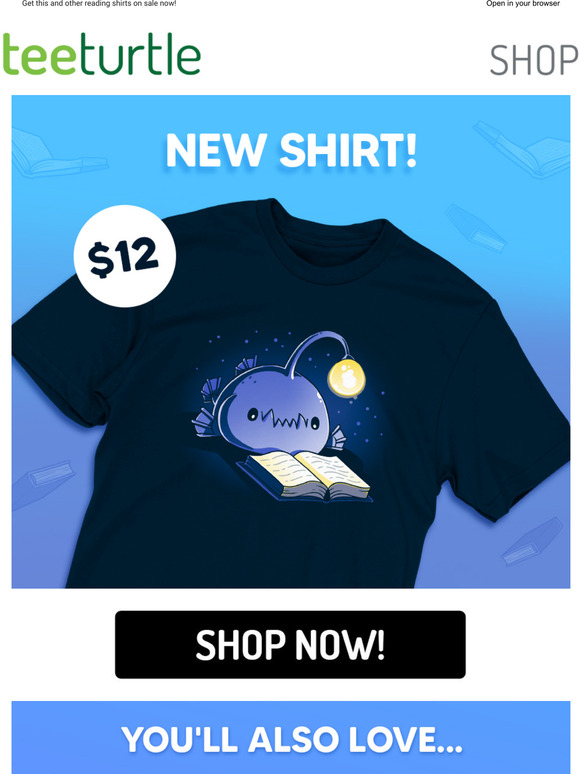 TeeTurtle: Open to see how anglerfish read 💡 | Milled