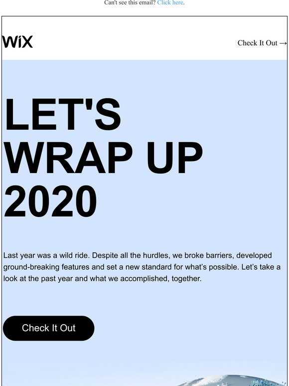 Wix: 2020—You Won’t Be Missed | Milled
