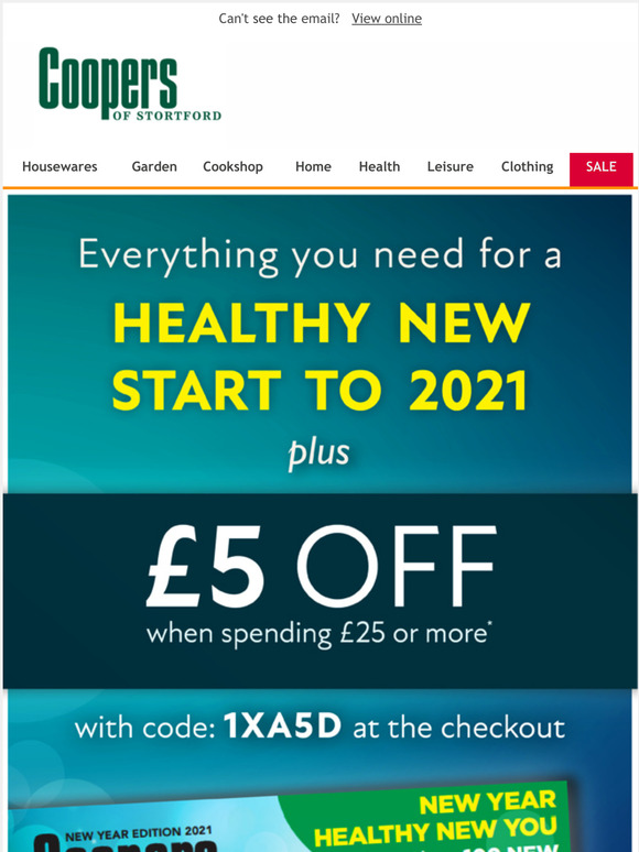 Coopers of Stortford: New Catalogue - Out NOW - £5 OFF ANY ORDER* | Milled