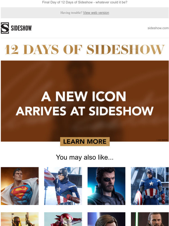 Sideshow Inc.: An icon arrives at Sideshow. | Milled