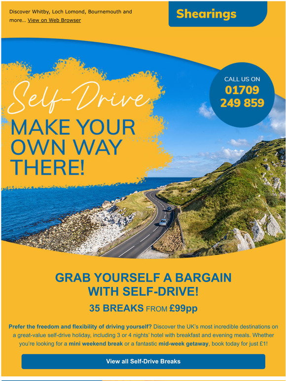 Shearings: Self-drive breaks with unbeatable value… | Milled