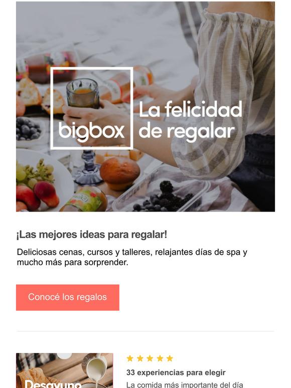bigbox argentina: ¡Los regalos no se toman vacaciones! 🏄 🍷 🌴 🍴 | Milled