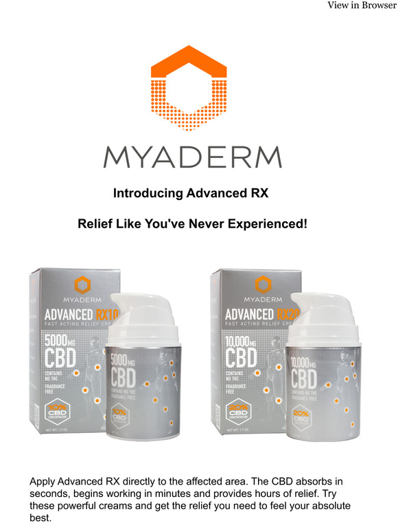 Myaderm: Introducing Advanced RX - Up To 10,000 mg Of CBD For Fast ...