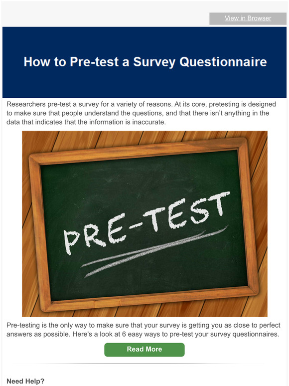 SurveyMethods: SurveyMethods: How to pre-test a survey questionnaire ...