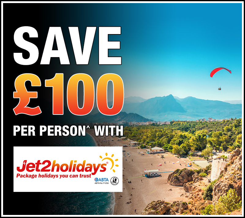 Jet2holidays: News just in: Save £100pp with Jet2holidays | Milled
