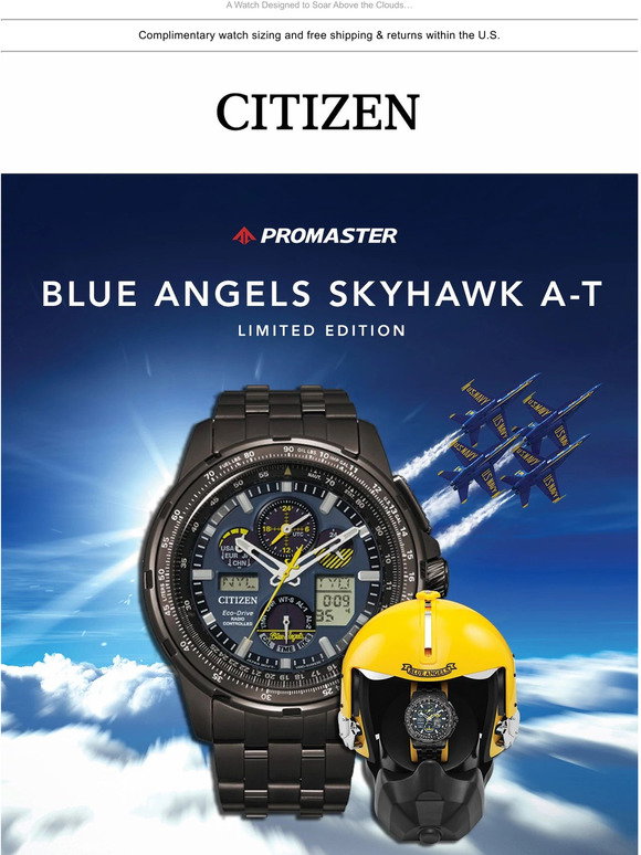 Citizen: Introducing the Limited Edition Promaster Blue Angels Skyhawk ...