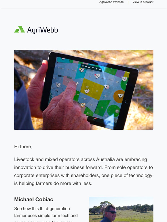 AgriWebb: How Aussie farmers are using farm management software for big ...