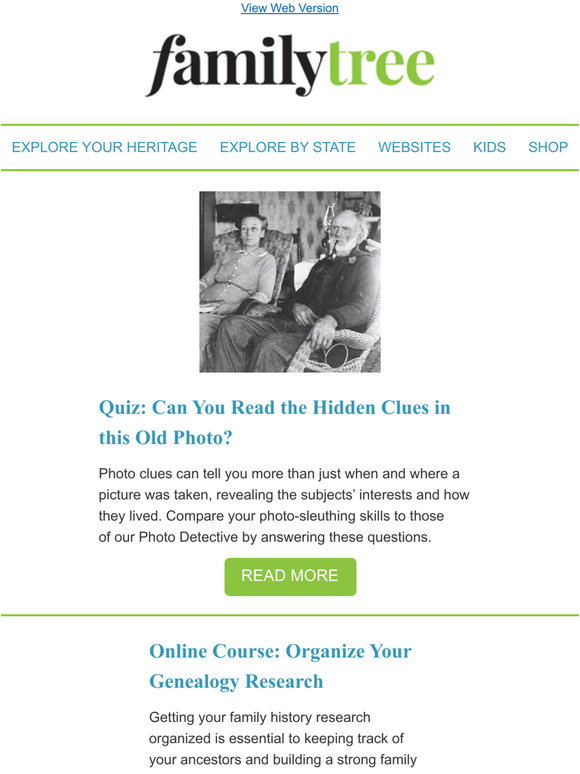 Family Tree Magazine: Quiz: Can You Read the Hidden Clues in this Old ...