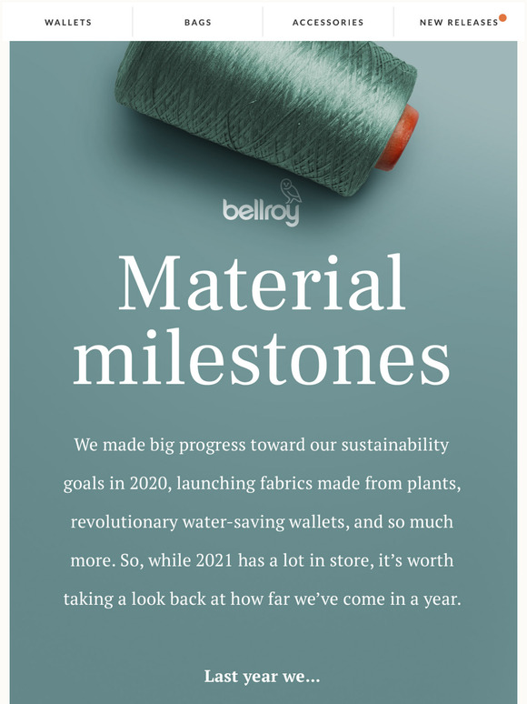 Bellroy: We’re making material progress. | Milled