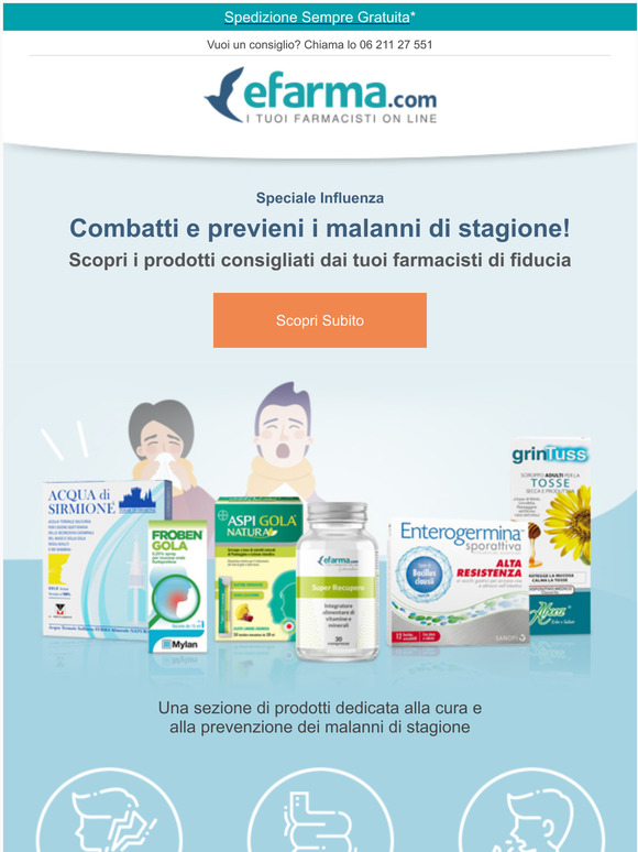 eFarma: Speciale Influenza | Combatti e previeni i malanni di stagione ...