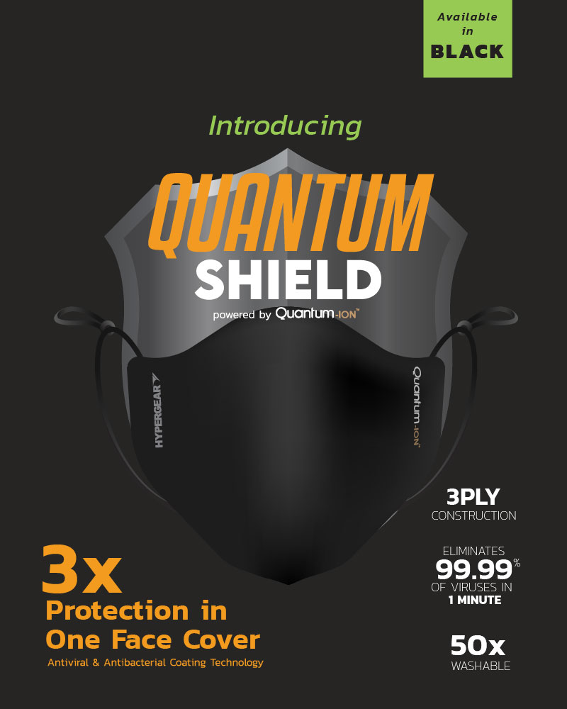 Hypergear (MY): Introducing Quantum Shield Face Cover | Milled