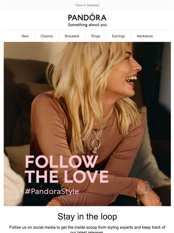 Pandora: Connect with us on social media 💫 | Milled