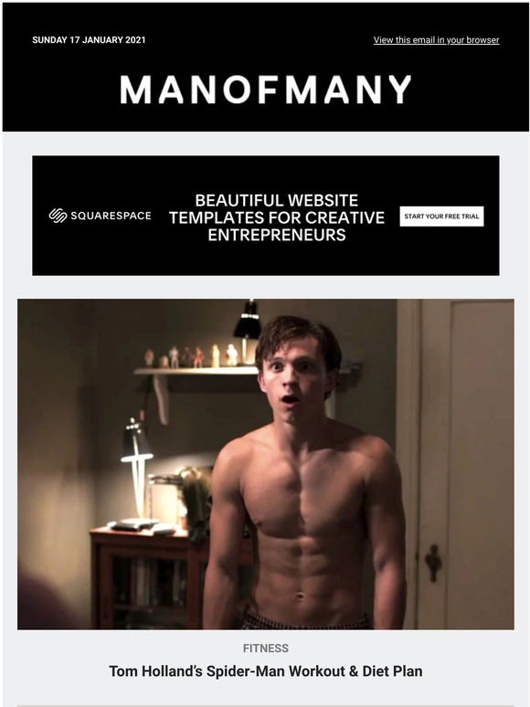 Man of Many: Tom Holland’s Spider-Man Workout & Diet Plan & more | Milled