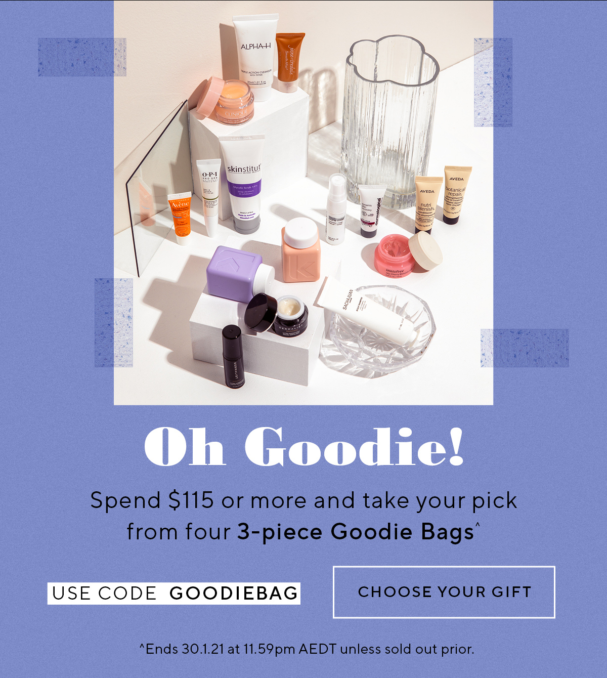adore beauty: It's goodie bag time! Take your pick^ | Milled