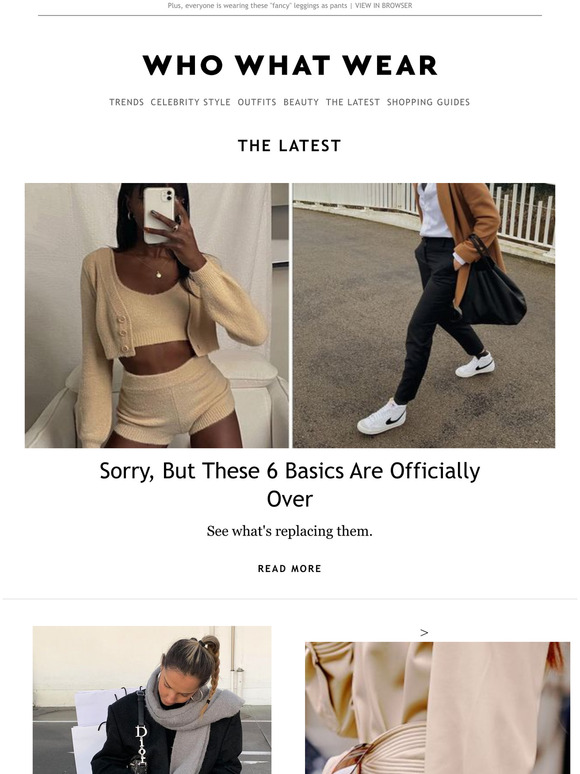 Who What Wear: 6 outdated basics (and the ones we're wearing instead ...