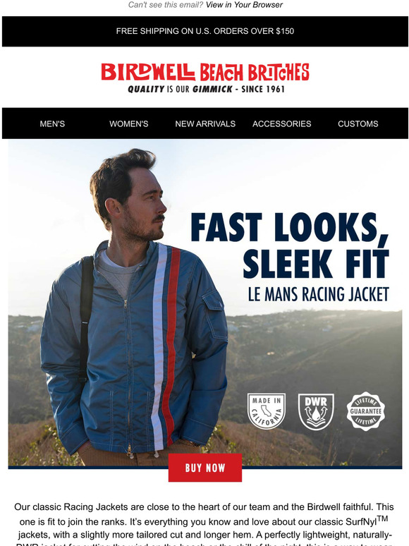 Birdwell: (Re)Introducing the Le Mans Racing Jacket. | Milled