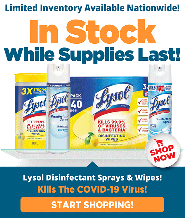 CleanItSupply: Lysol Wipes & Spray - Hurry, While Supplies Last! | Milled