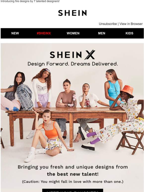 SHEIN: #SHEINX is finally here! The dream collections you've been ...