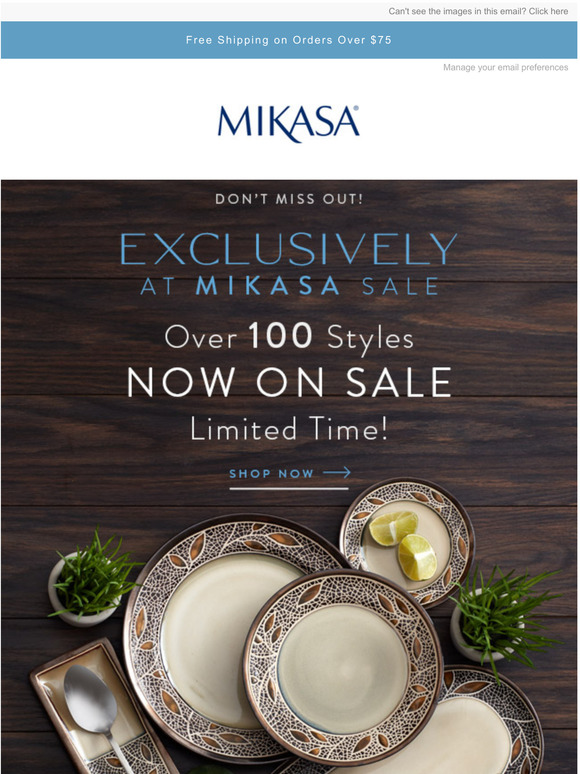 Mikasa: Don't Miss Out - Save On Your Favorite Mikasa Dinnerware ...
