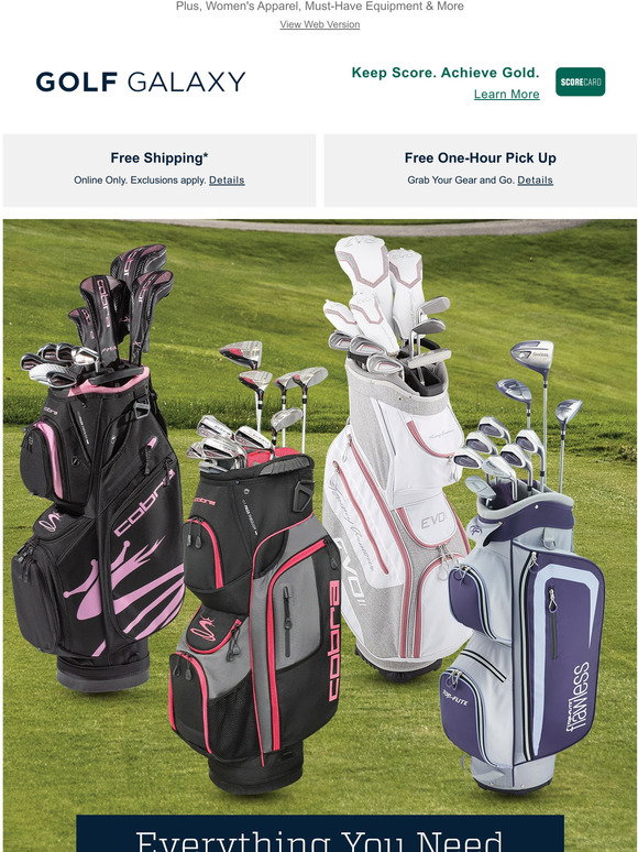 Golf Galaxy: Ready-to-Play Complete Sets from COBRA, Tommy Armour ...