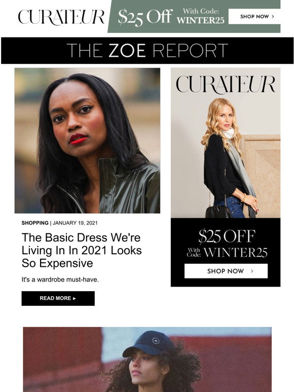 The Zoe Report: The Basic Dress We're Living In In 2021 Looks So ...