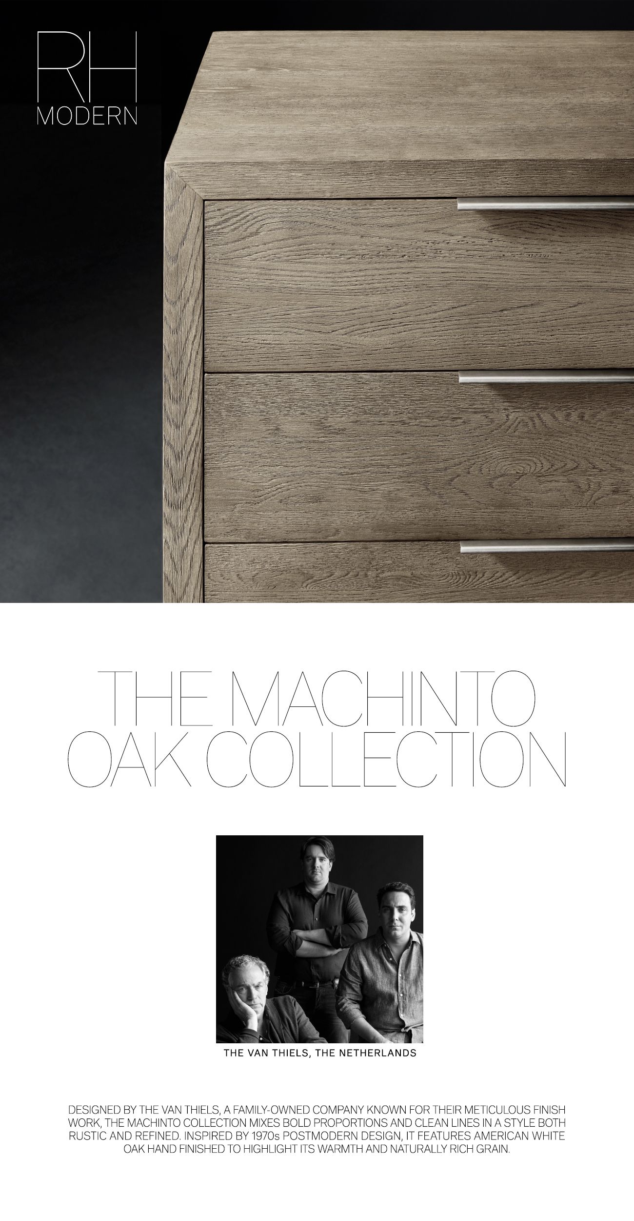 Restoration Hardware: Explore the Machinto Oak Collection by the Van ...