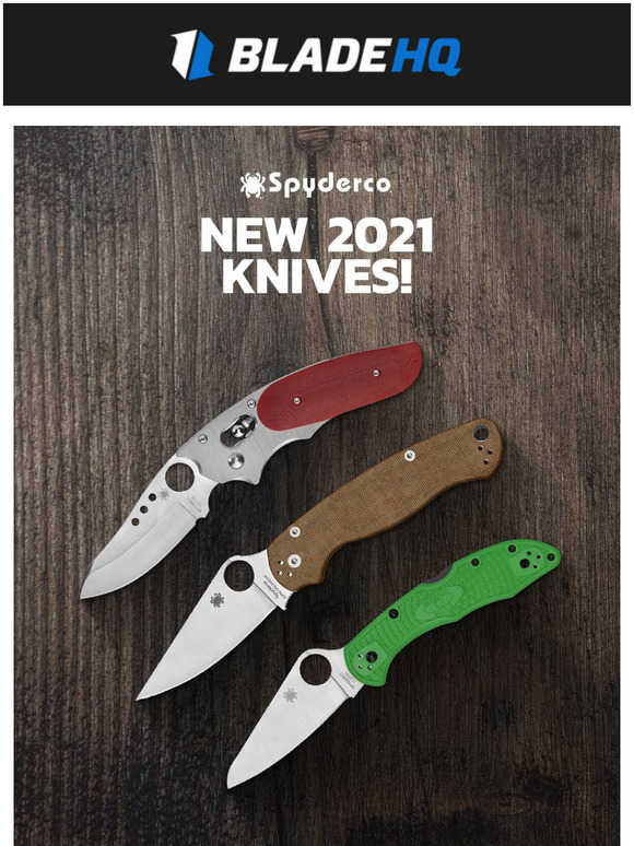 Blade HQ - Source: New 2021 Spyderco Knives! | Milled