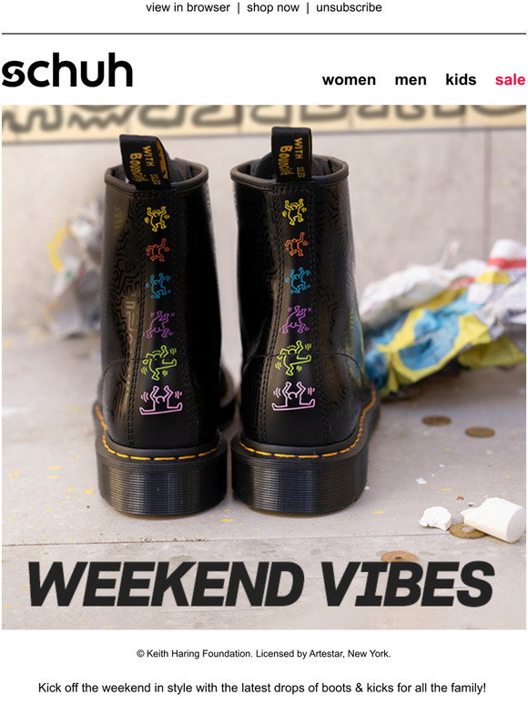 schuh: Dr. Martens X Keith Haring Collection! | Milled