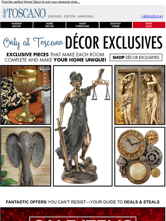 Design Toscano: 🏠Toscano Décor – Because a simple HOME is a stylish one ...