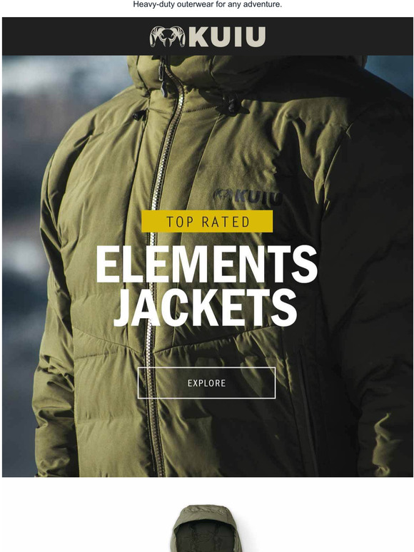 KUIU: Limited Quantities Left! Elements Jacket | Milled