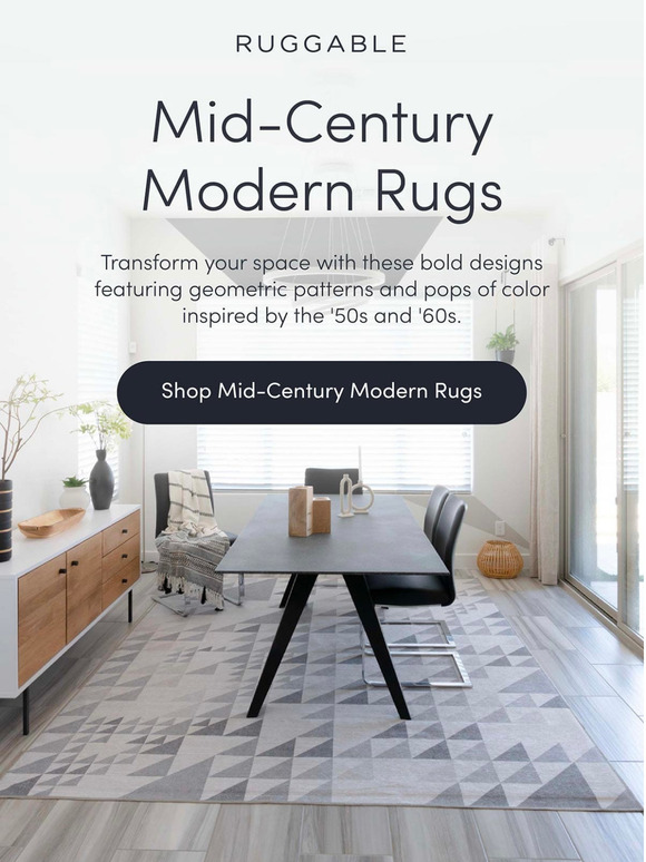 Ruggable: 5 Mid-Century Modern Rugs We Love | Milled