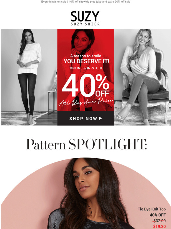 Suzy Shier: Lounge in the newest styles of the season | Milled