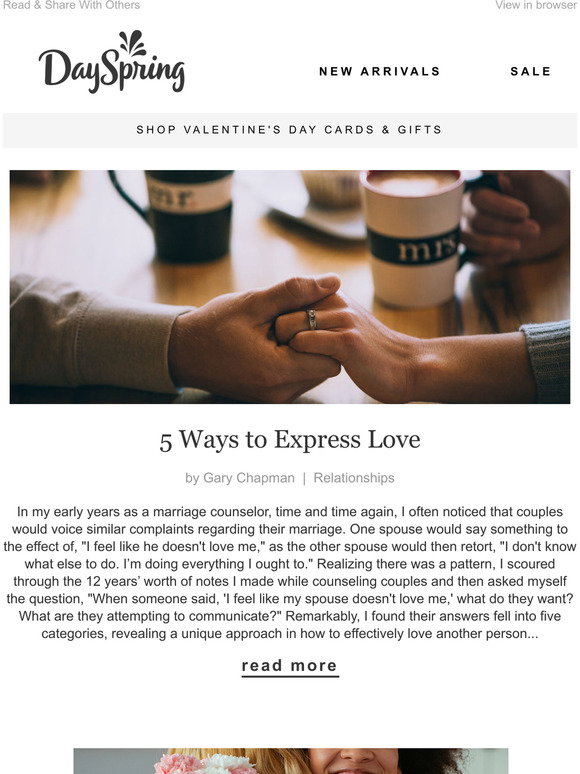 DaySpring: 5 Ways to Express Love | Milled