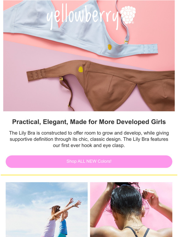 Yellowberry: ALL NEW Colors of the Lily Bra | Milled