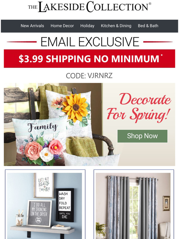 Lakeside Collection: Spring Color For Your Home Decor! | Milled