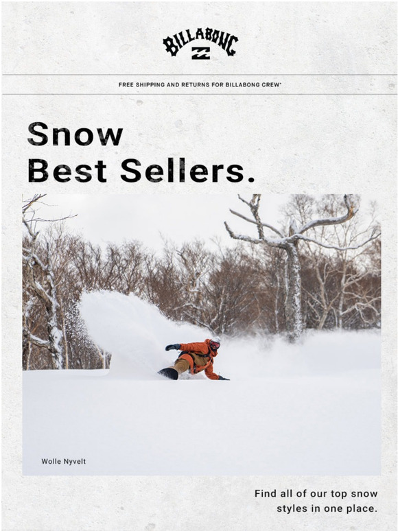 Billabong: Our best-selling snow gear of the winter | Milled