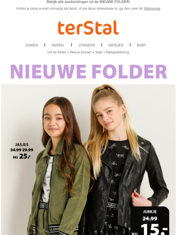 terStal: Nieuwe folder | Jasjes, flared broeken, rokjes en jurkjes voor ...