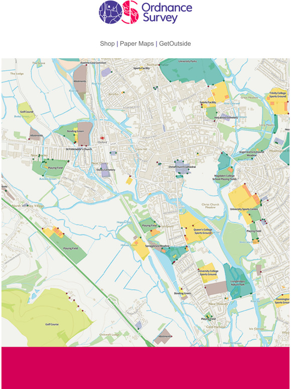 Ordnance Survey: Your free digital map of green spaces 🌳 | Milled